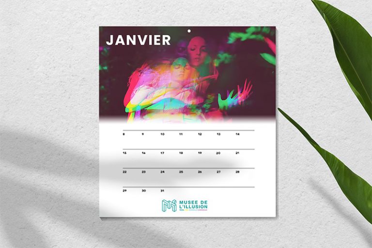 Calendrier mural encollé : comment le personnaliser en 6 étapes ...